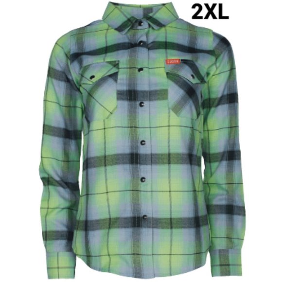 DIXXON | Tops | Dixxon Flannel The Challenger Women Flannel Shirt 2xl ...